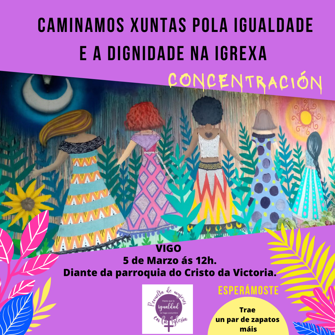 Concentración de Revolta de Mulleres na Igrexa